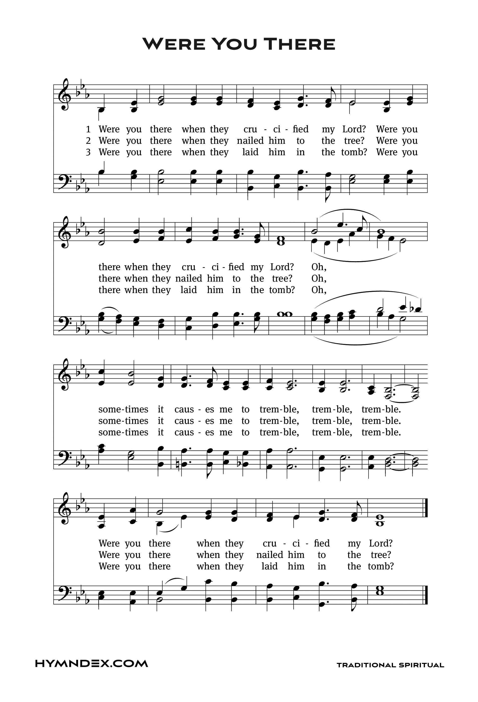 Were You There - Hymndex